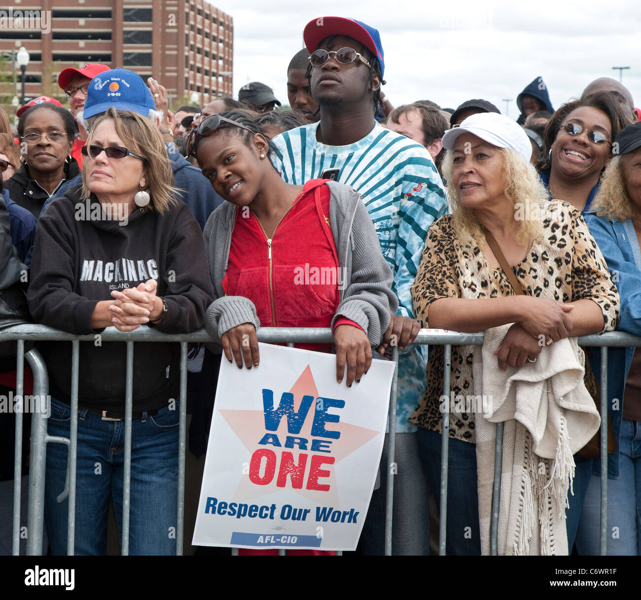 Rally crowd hi-res stock photography and images - Alamy
