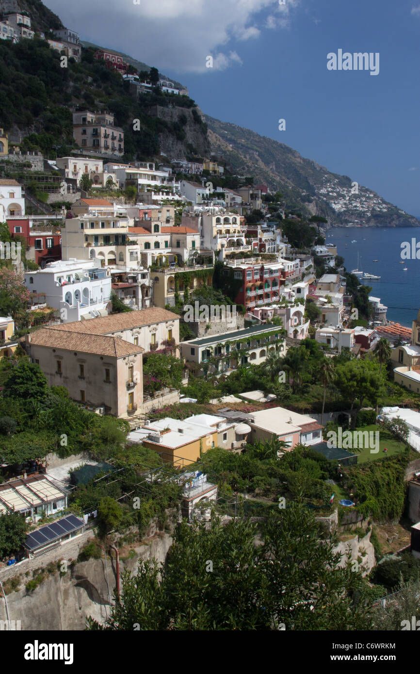 Positano town and bay Stock Photo - Alamy