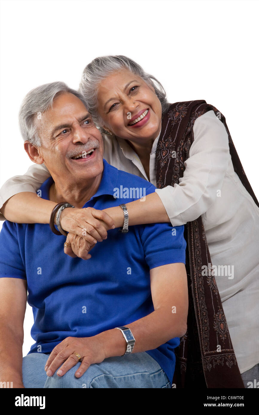 Portrait of an old couple Stock Photo - Alamy