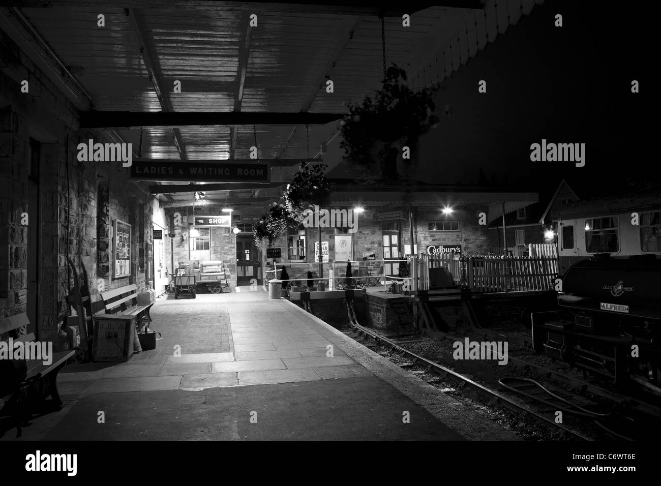The bodmin railway railway Black and White Stock Photos & Images - Alamy