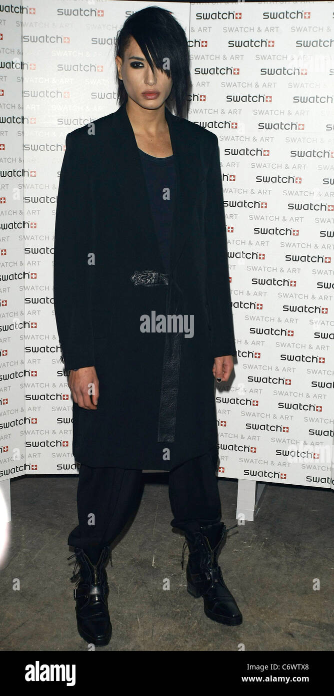 Nat Weller (Paul Wellers son) attends the Swatch Art Party held London ...