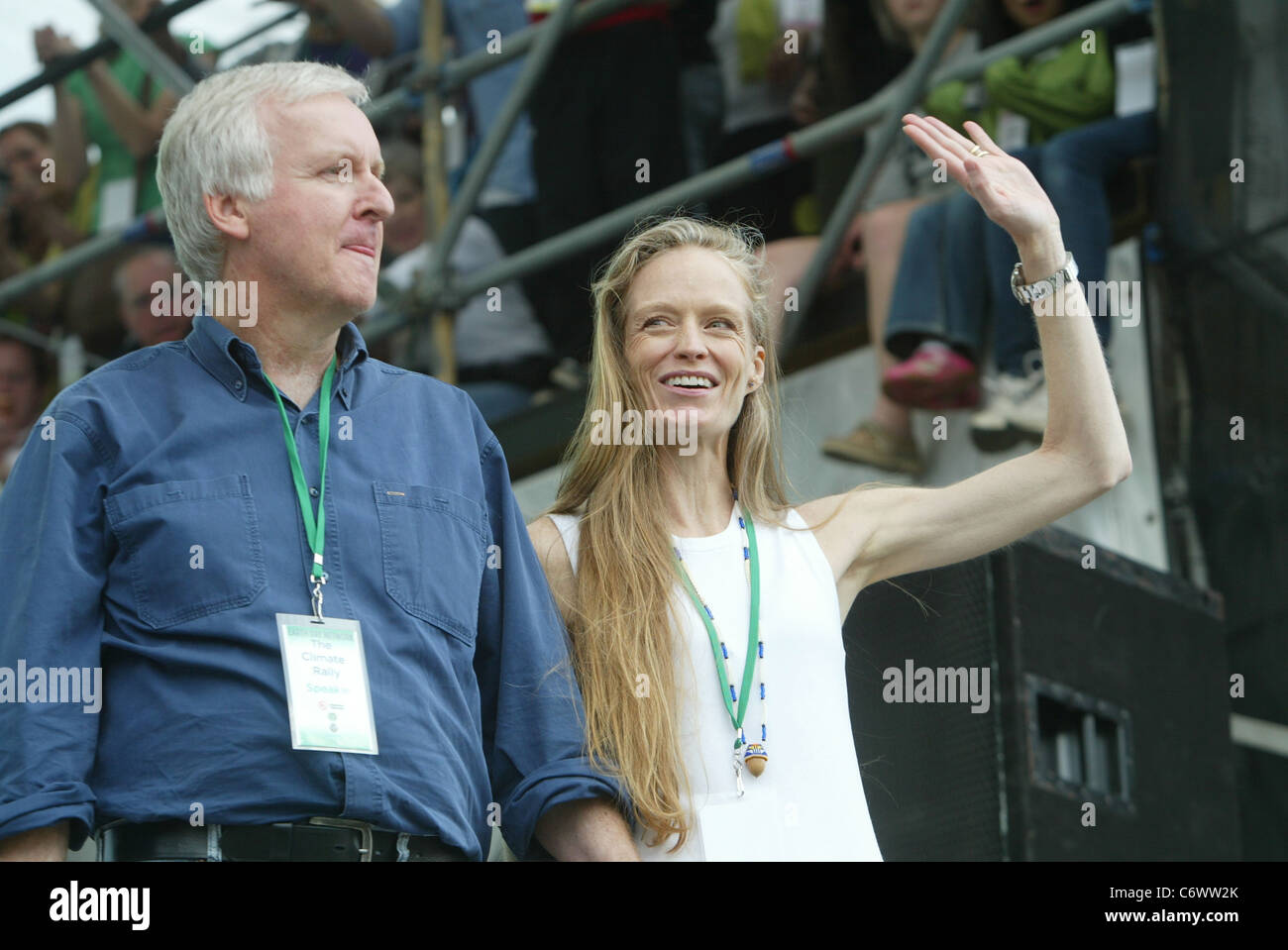 James Cameron and Suzy Amis The Climate Rally Earth Day 2010 at the ...