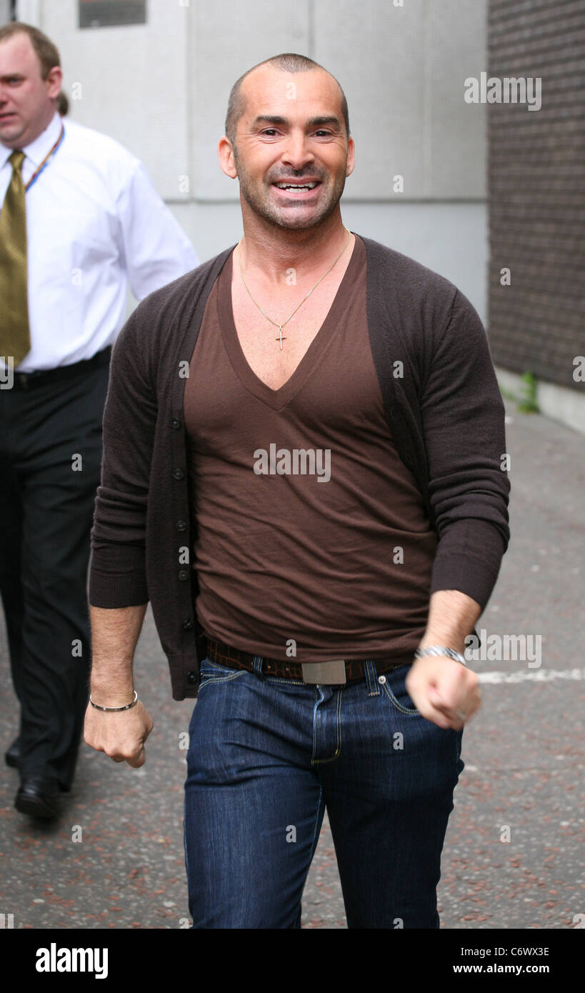 Louie Spence outside the ITV studios London, England - 26.04.10 Stock ...