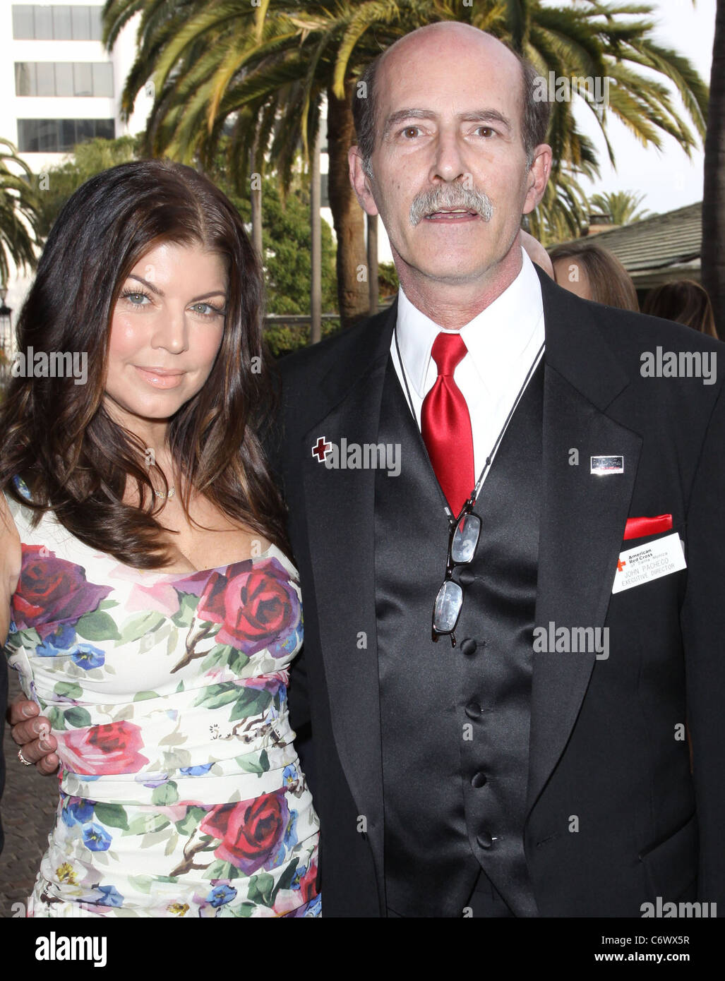 Fergie and John Pacheco The American Red Cross Red Tie Affair ...