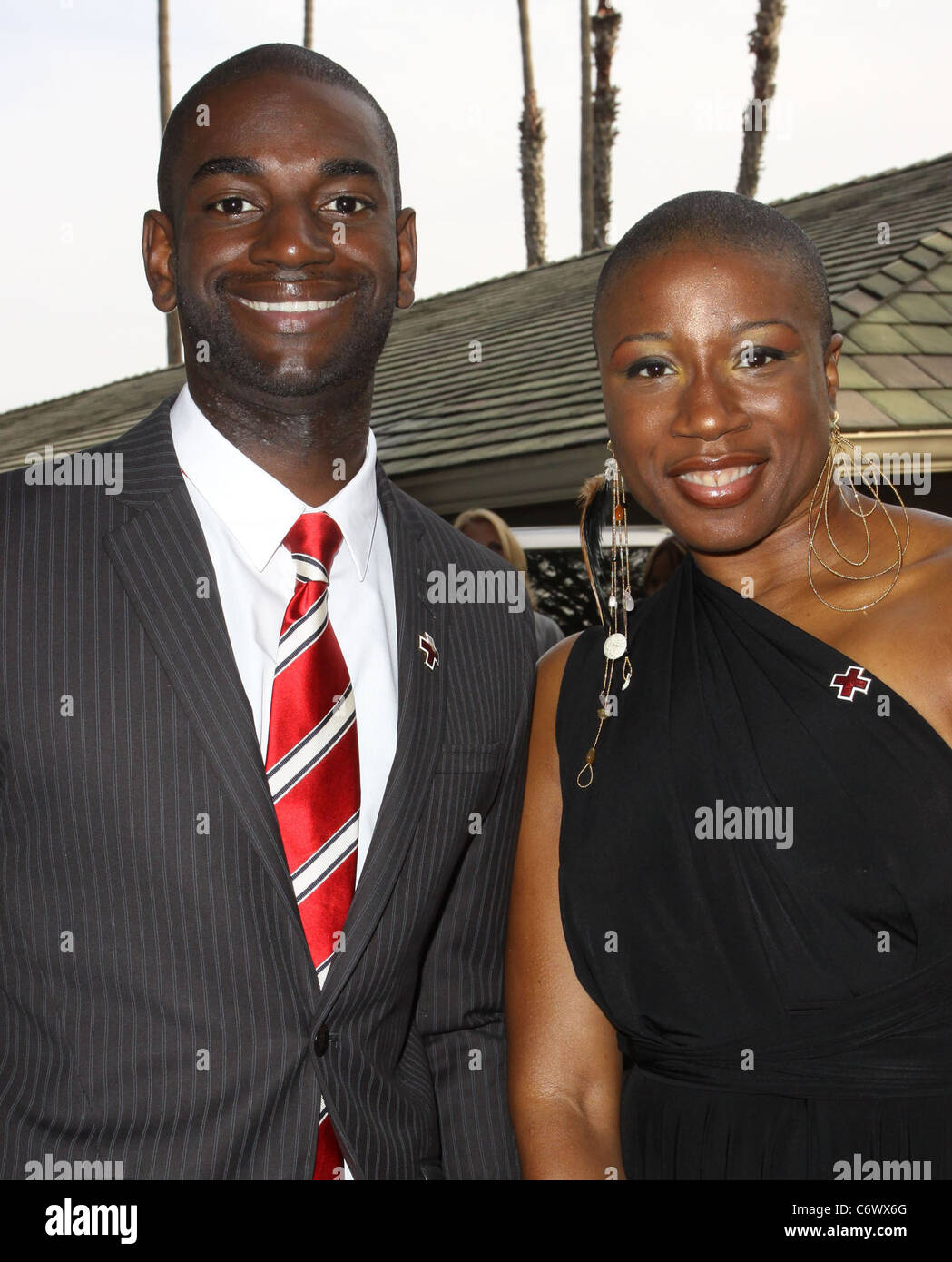 Aisha Hinds and guest The American Red Cross Red Tie Affair Fundraiser ...
