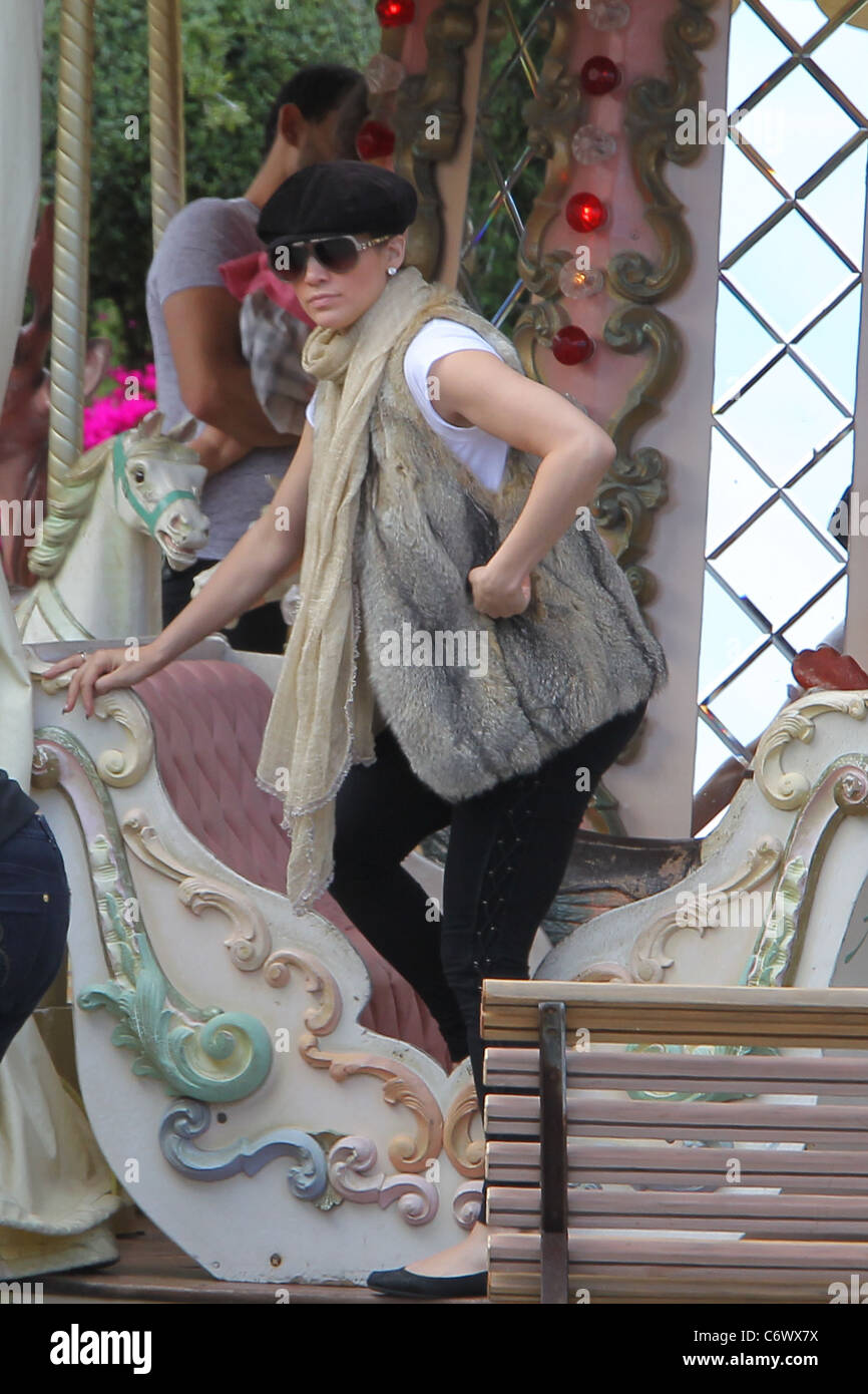 Jennifer Lopez Jennifer Lopez with her twins Emma and Max enjoy a ride ...