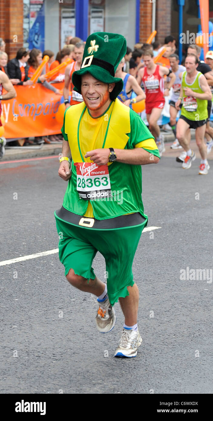 Runners competing in the 2010 Virgin London Marathon All different ...