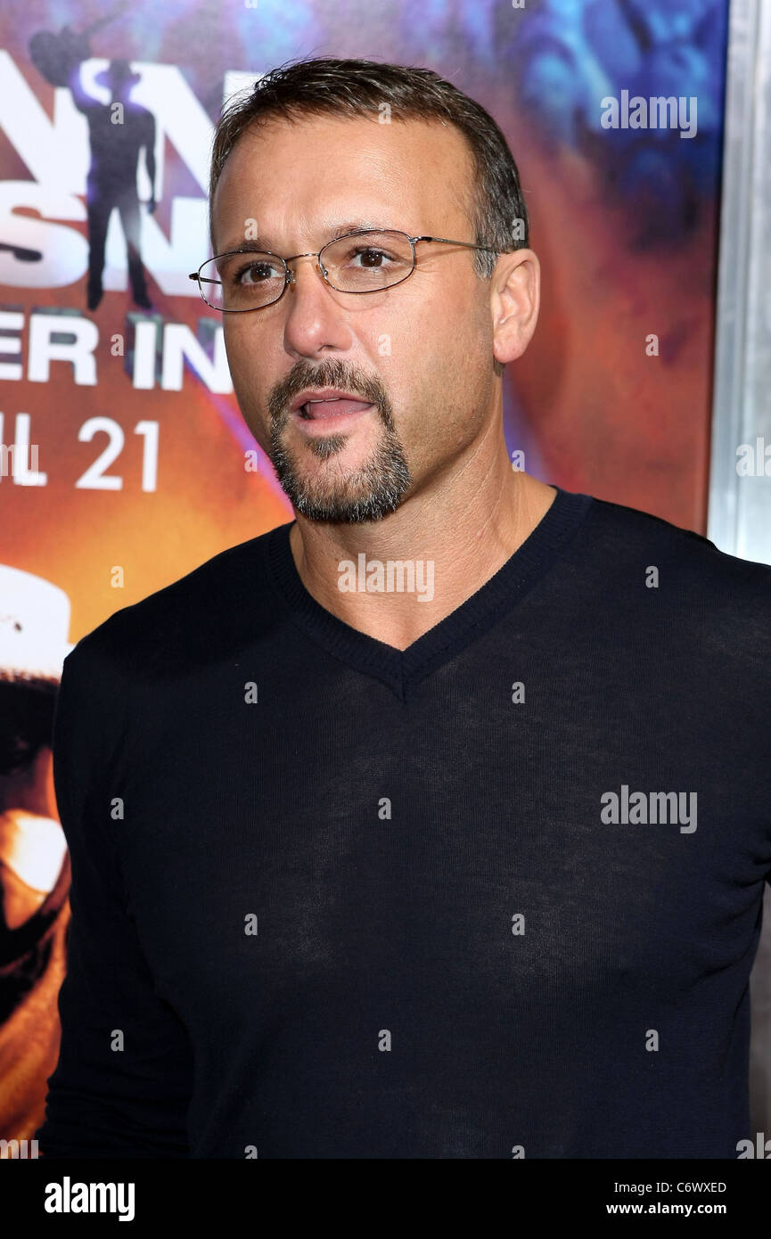 Tim McGraw Premiere of Kenny Chesney's Summer in 3D at Rave Theaters at ...