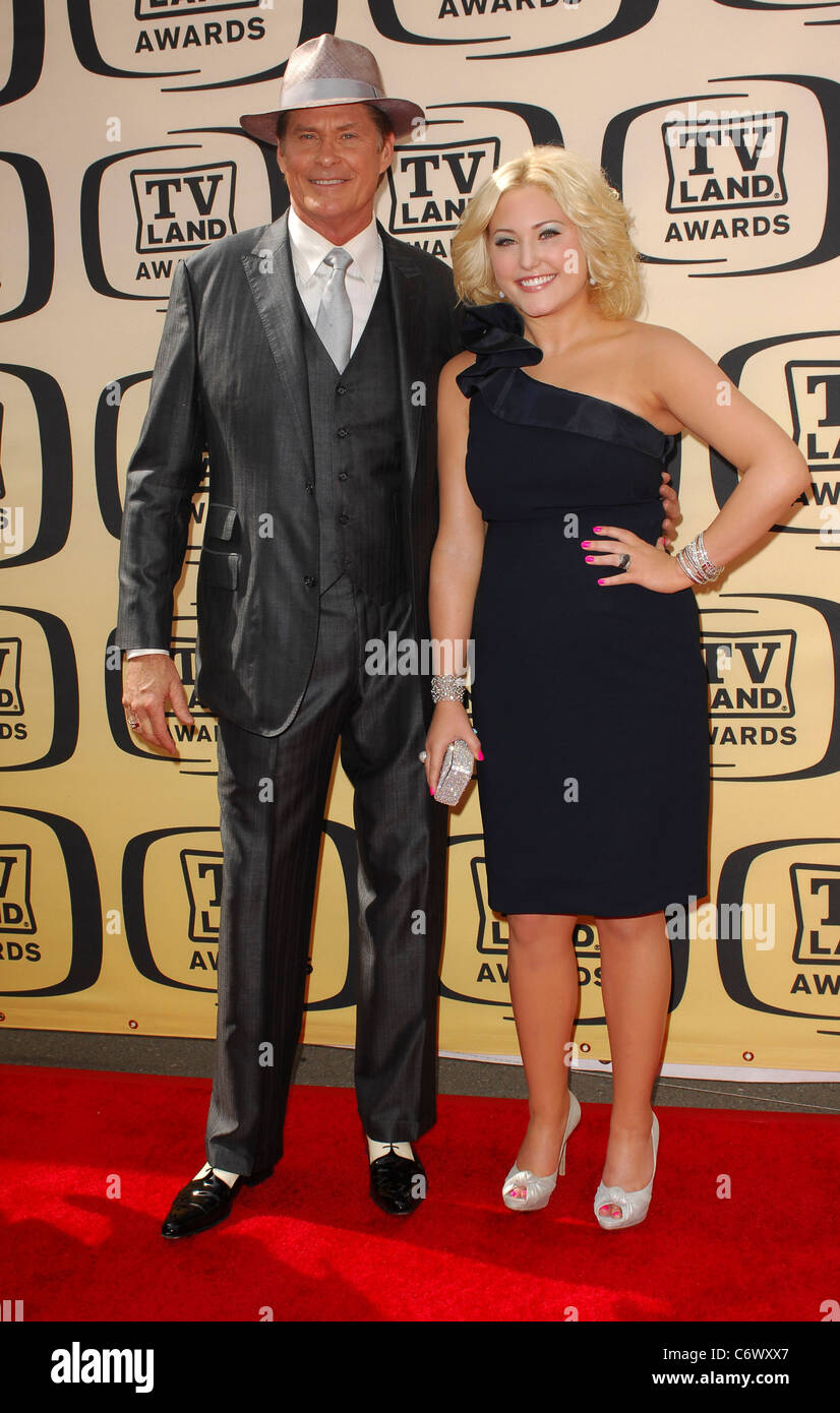 David Hasselhoff and daughter Hayley The TV Land Awards 2010 at Sony ...