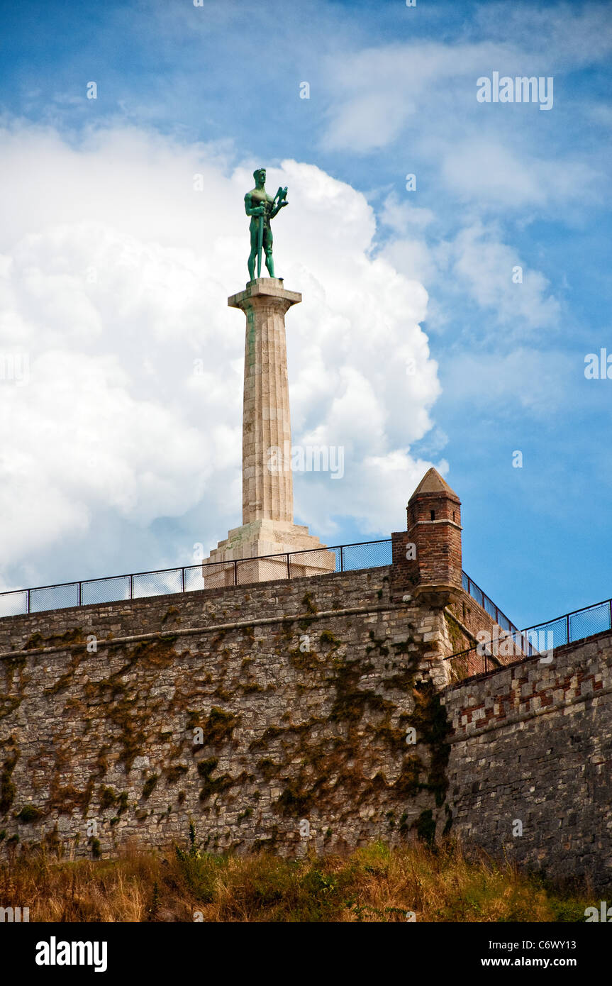 Victory monument - symbol of Belgrade, the capitol of Serbia Stock ...