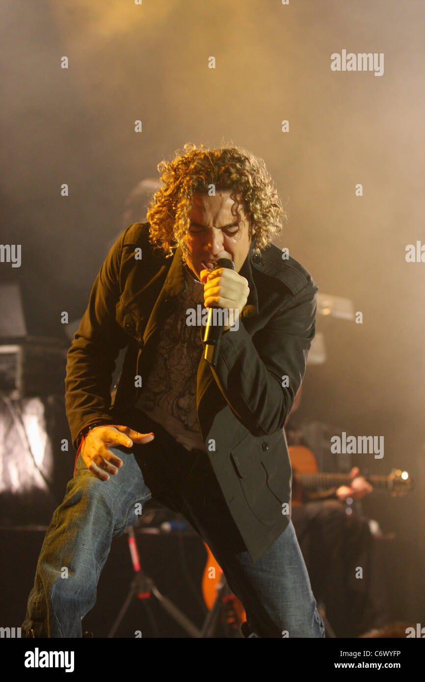 Spanish singer David Bibal performing live at Melkweg Amsterdam, The ...