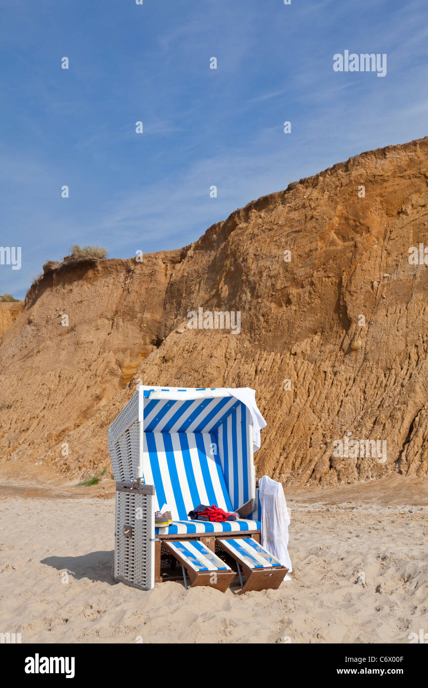 Rotes Kliff (red cliff), Kampen, Sylt Island, Schleswig-Holstein ...