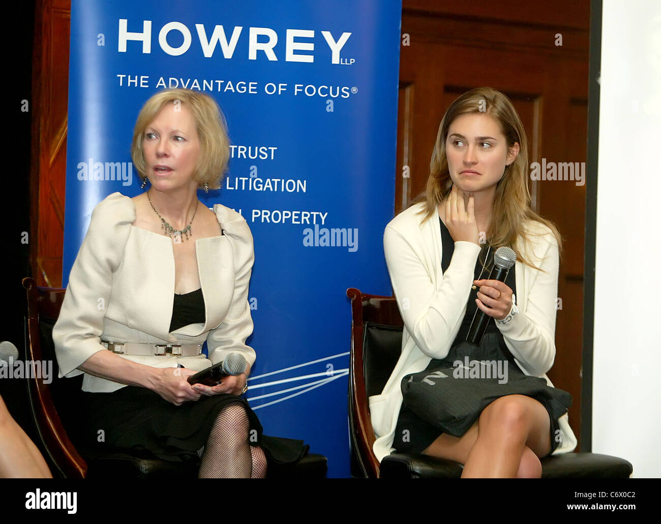 Lauren Bush Mark Bisnow hosted a breakfast shmooze panel of women ...