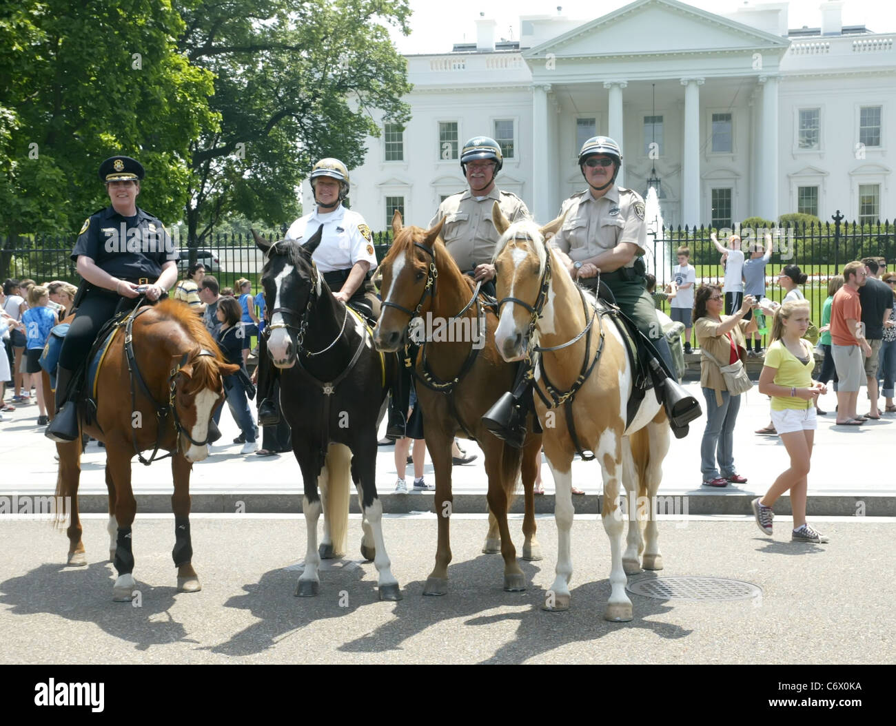 Police officers from across America rode National Park Service Horses ...