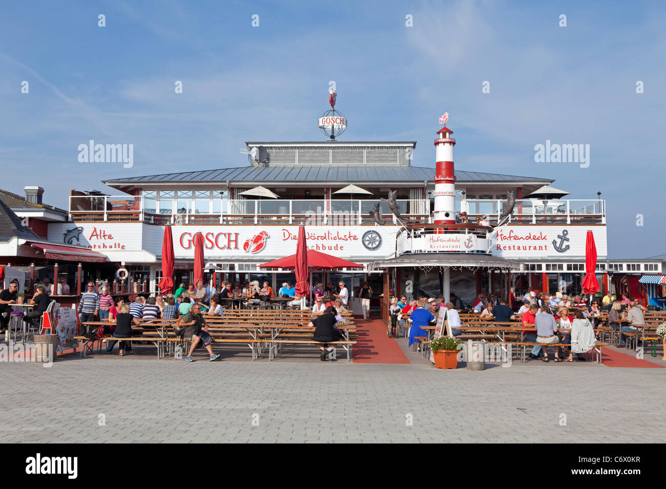 fish restaurant Gosch, List, Sylt Island, Schleswig-Holstein, Germany ...