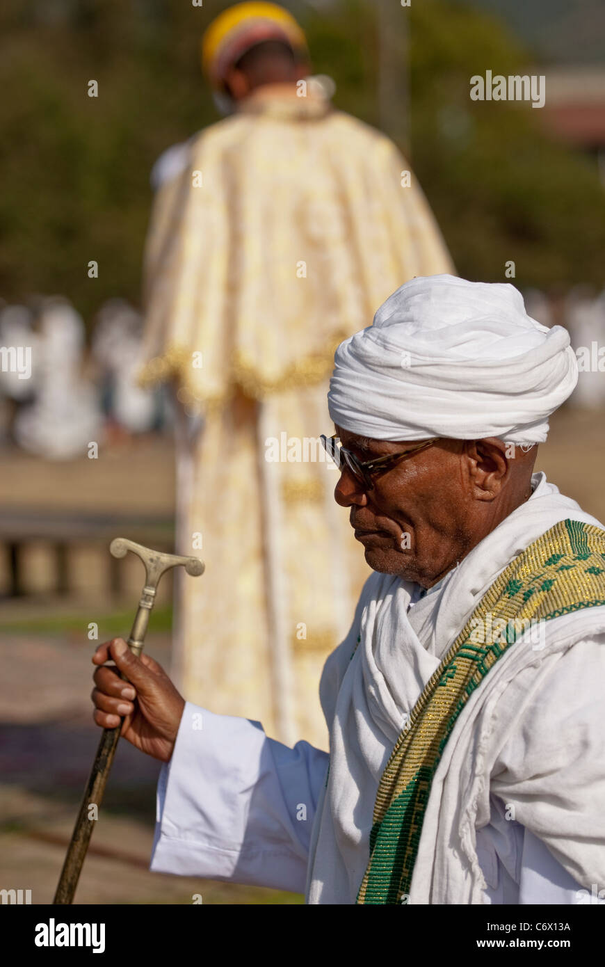 Christian Orthodox devotees at the Timket Festival Stock Photo - Alamy