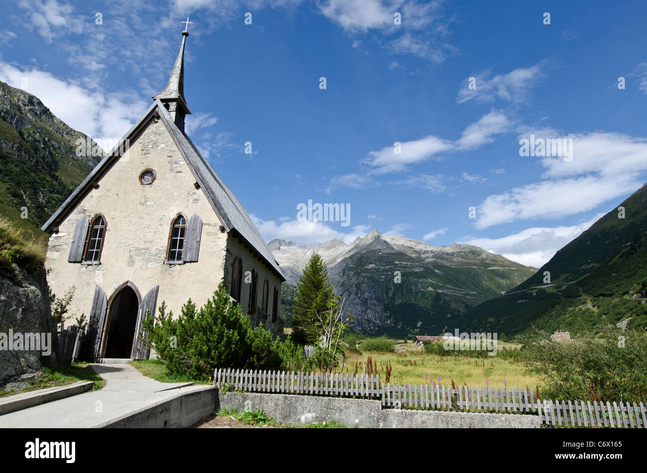 Gletsch, Wallis Switzerland Stock Photo - Alamy