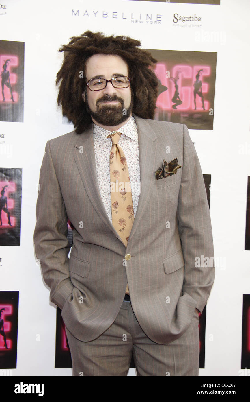 Adam Duritz attending the opening night of "La Cage Aux Folles' at the ...