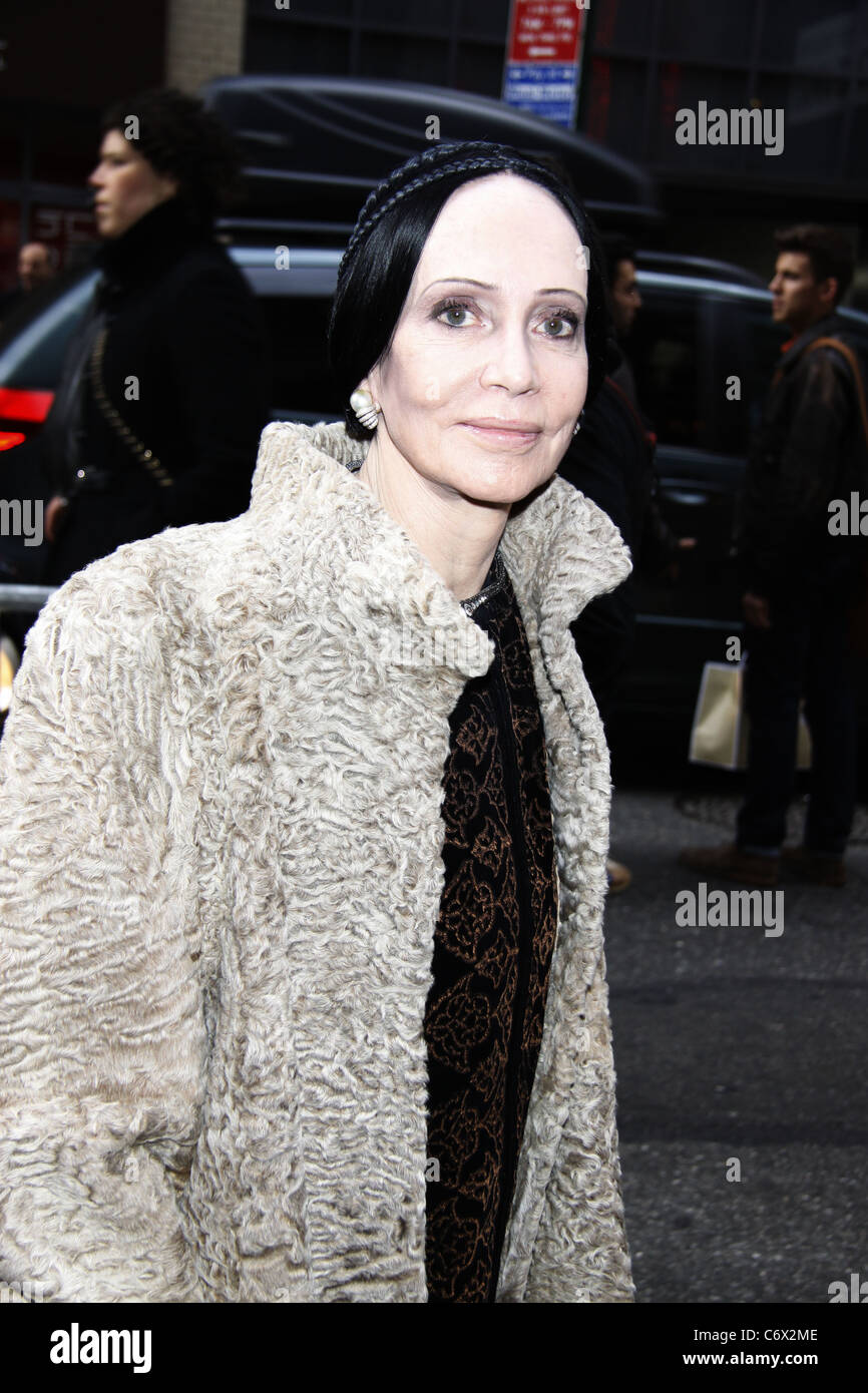 Mary McFadden attending the opening night of "La Cage Aux Folles' at ...
