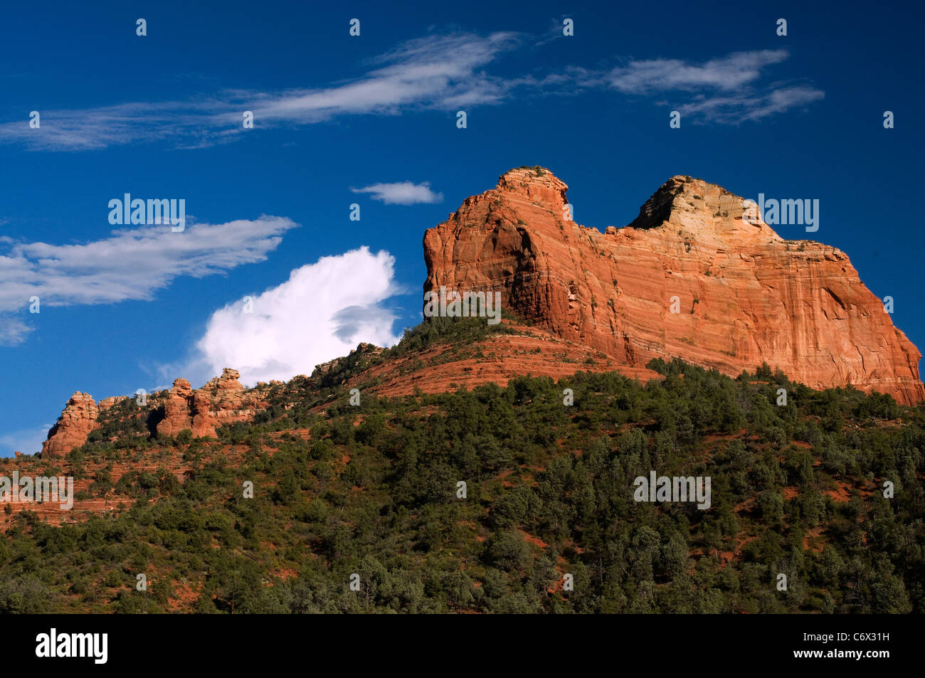 Coloured red rocks and mountains hi-res stock photography and images ...