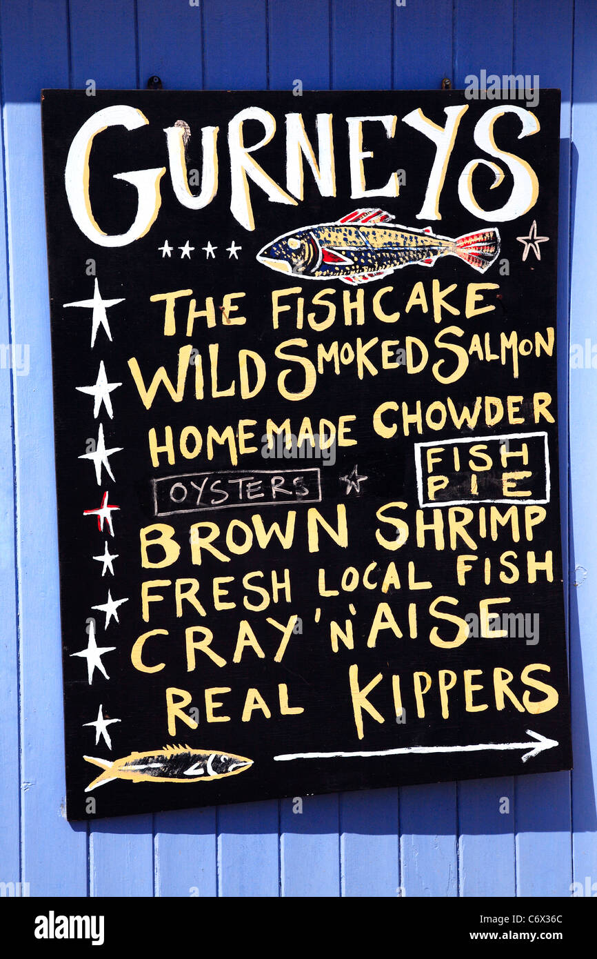Fresh Fish Sign Advertising Stock Photos & Fresh Fish Sign Advertising ...