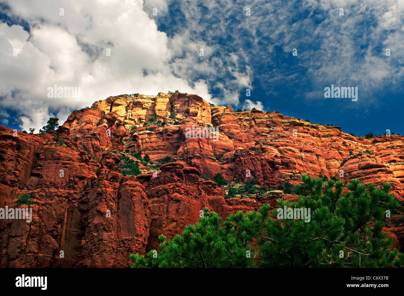 Coloured red rocks and mountains hi-res stock photography and images ...