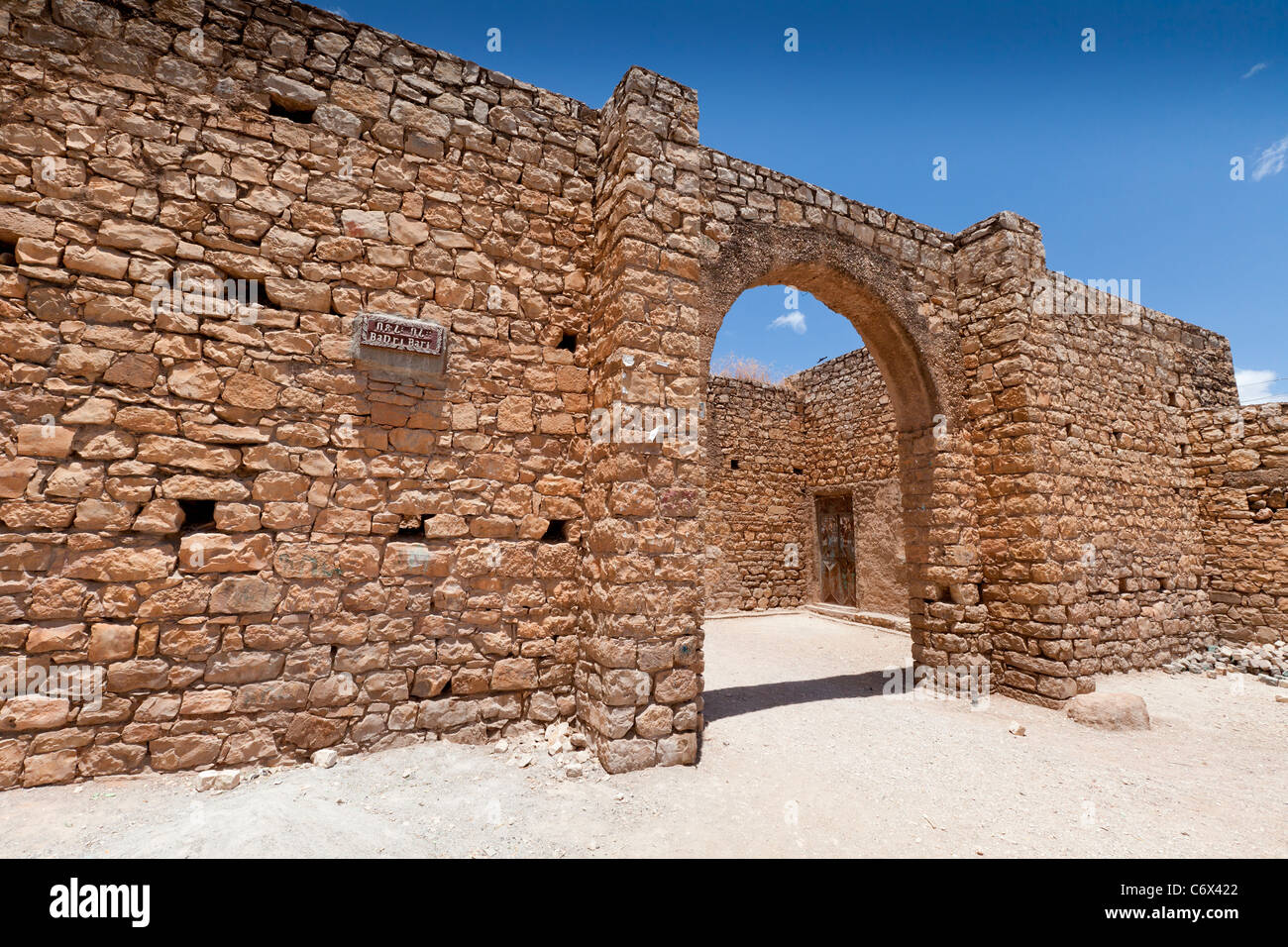Traditional architecture in the walled city of Harar in Eastern ...