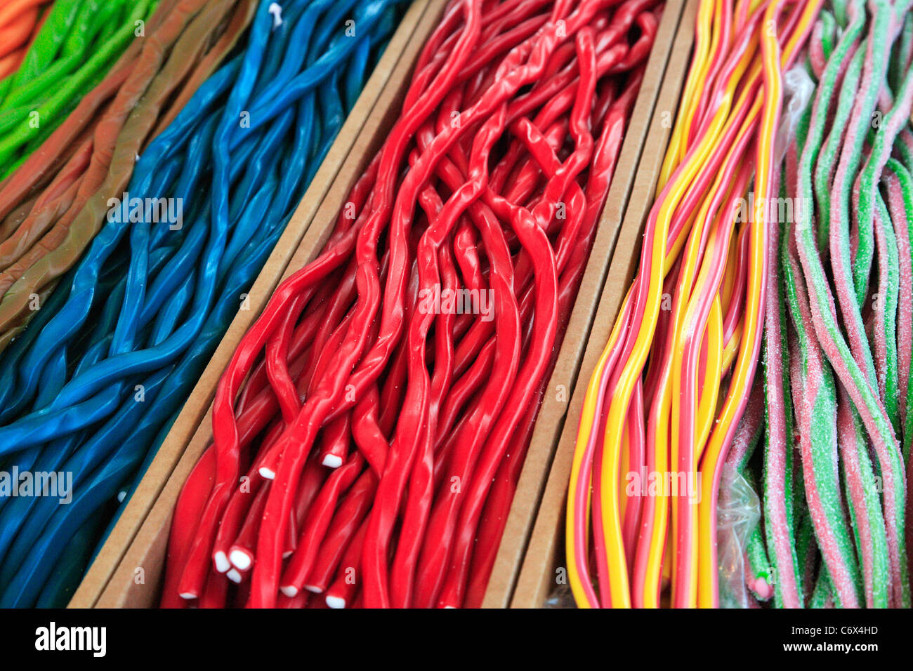 colorful candy snakes Stock Photo - Alamy