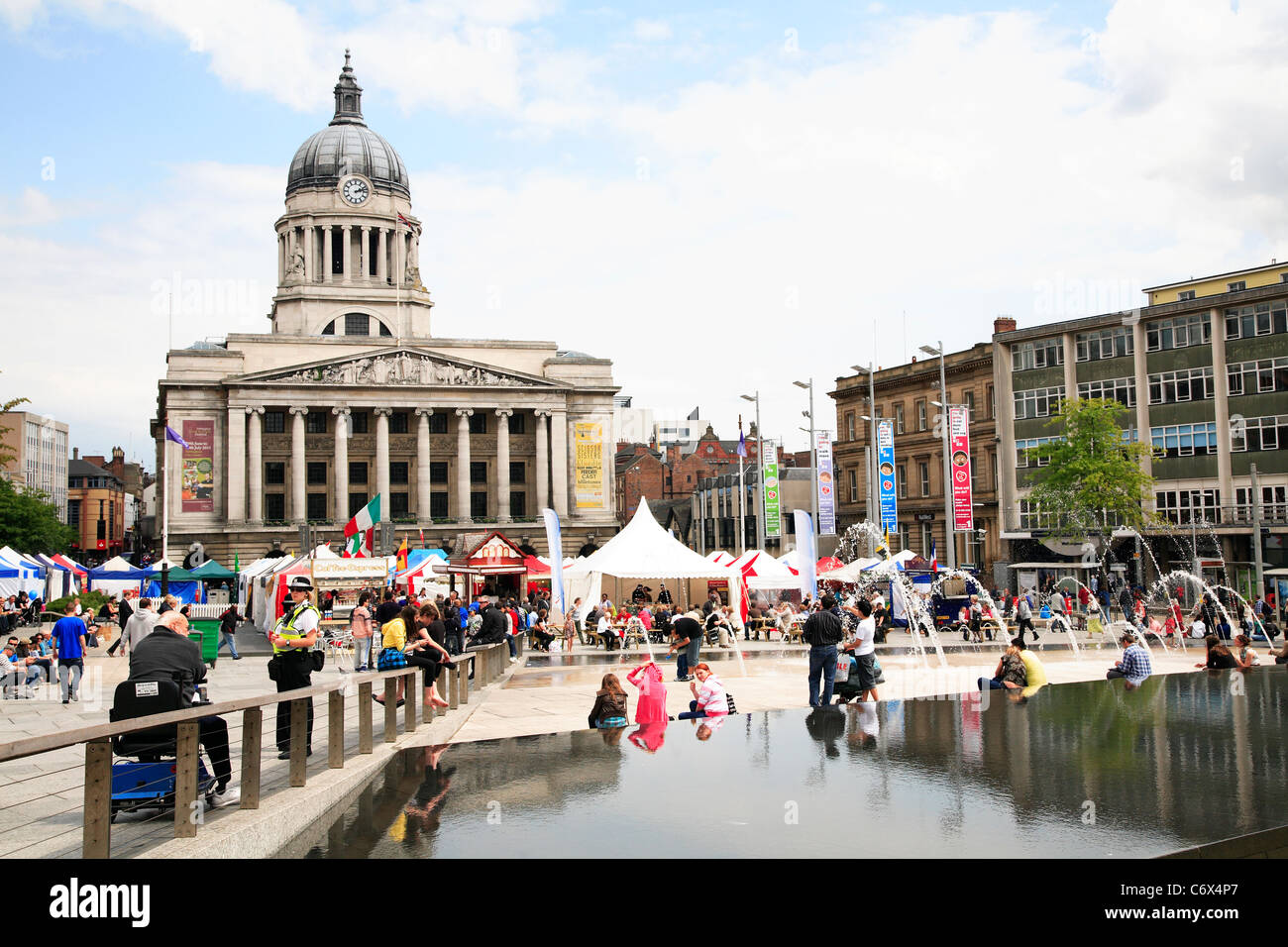 Nottingham old market square hi-res stock photography and images - Alamy