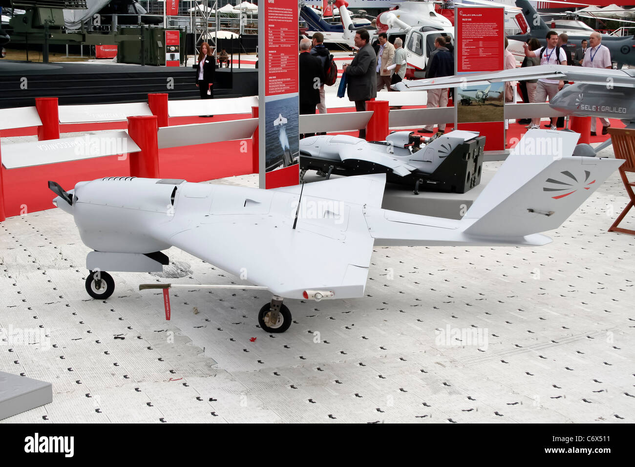 The Alenia Aeronautica Sentry UAV was displayed at the Farnborough ...