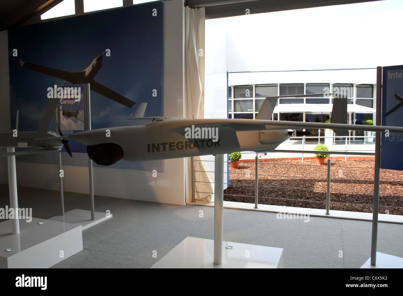 Boeing ScanEagle UAV at the Farnborough International Airshow Event ...