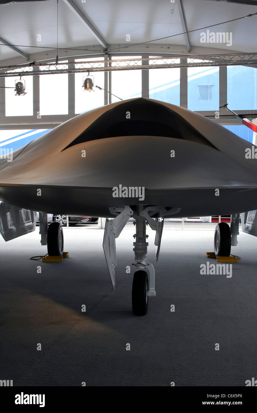 Boeing Phantom Ray UAV at the Farnborough International Airshow Stock ...