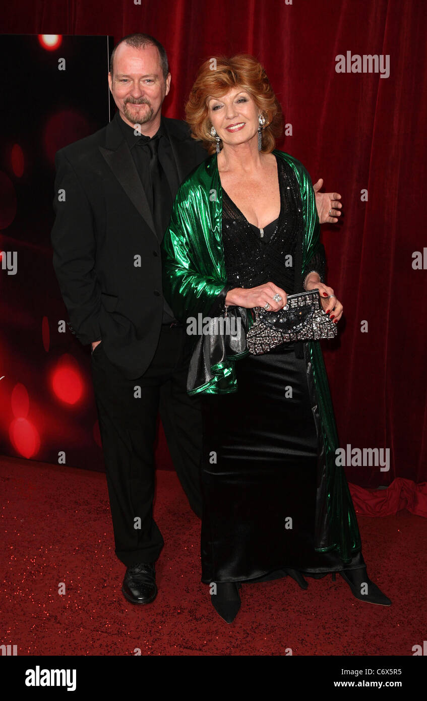 Rula Lenska and guest 2010 British Soap Awards held at the London ...