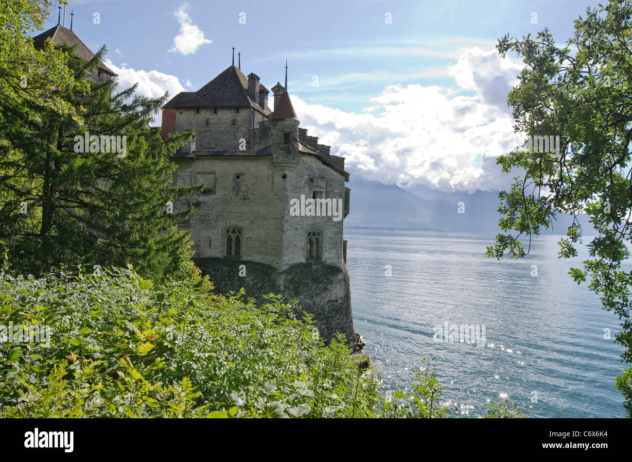 Castle chillon in veytaux hi-res stock photography and images - Alamy