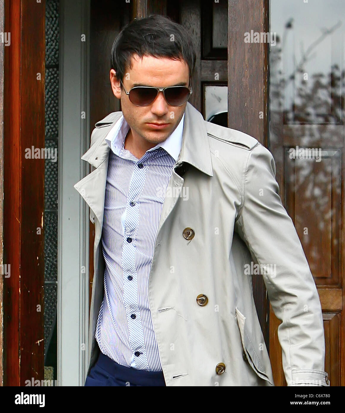 Jack Tweed leaving home on his way to court on the final day of his ...