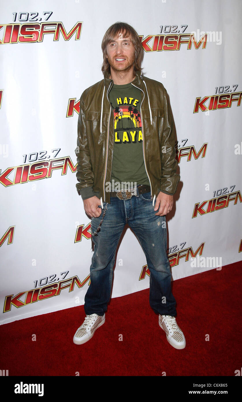 David Guetta KIIS FM's Wango Tango 2010 - Arrivals held at Staples ...