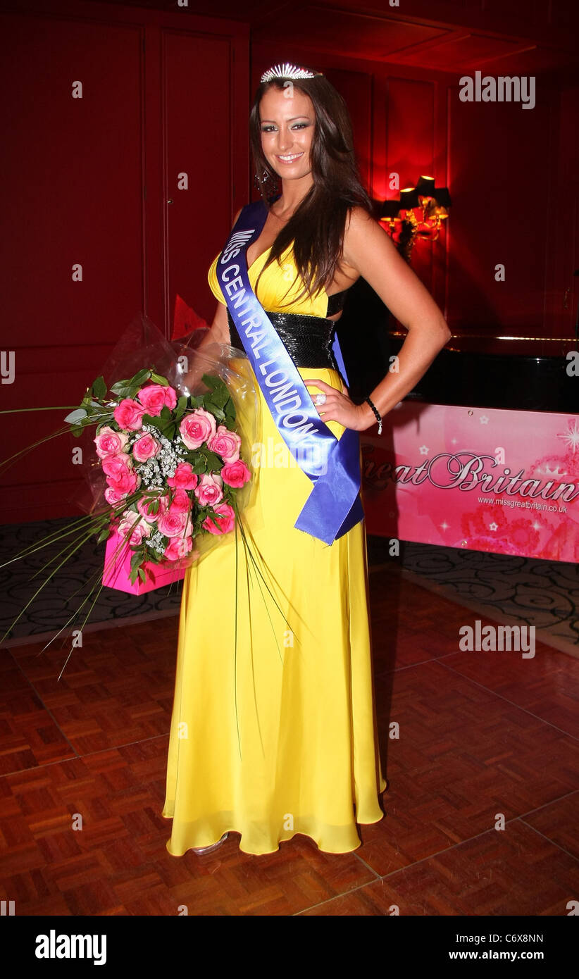 Lisa Lazarus Miss Great Britain 2010 London heat held at The Red Room ...