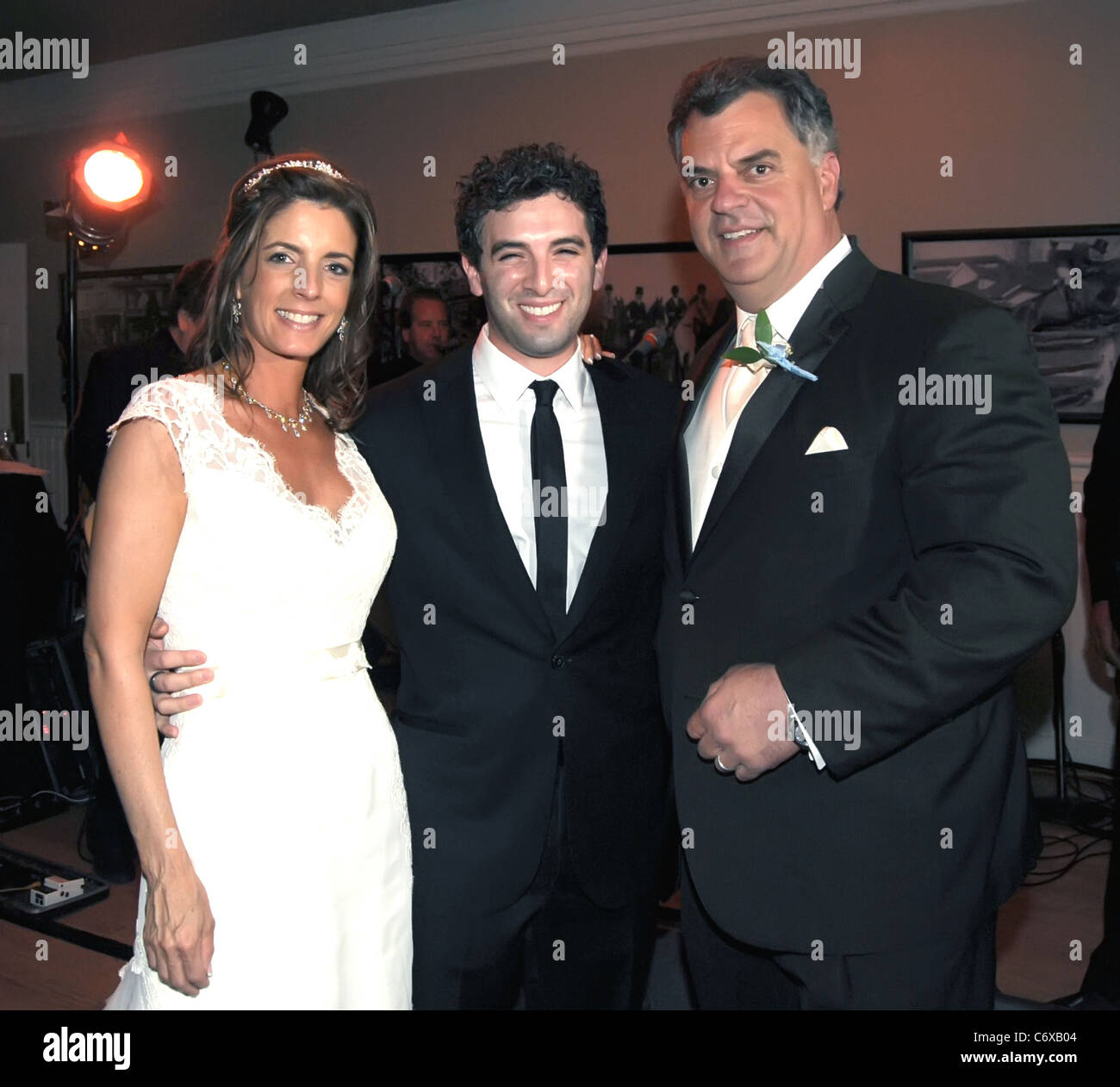 Lisa Gaudio, Jarrod Spector and Jimmy Kazanjian The wedding of Lisa ...