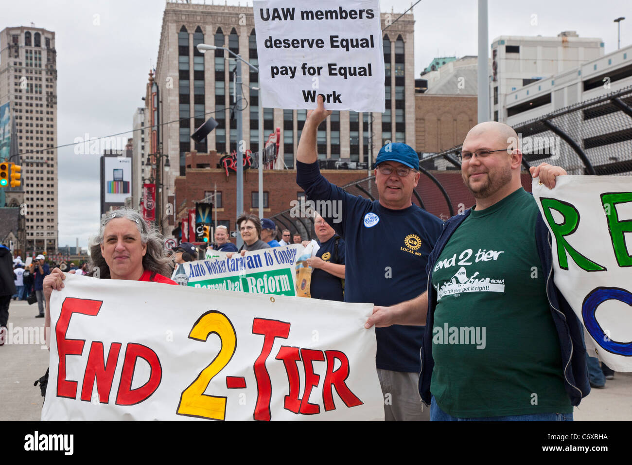 Equal pay protest hi-res stock photography and images - Alamy
