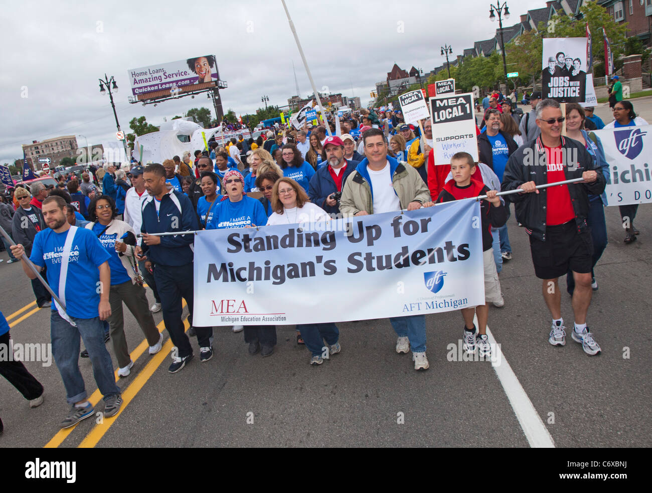 Teachers march hi-res stock photography and images - Alamy