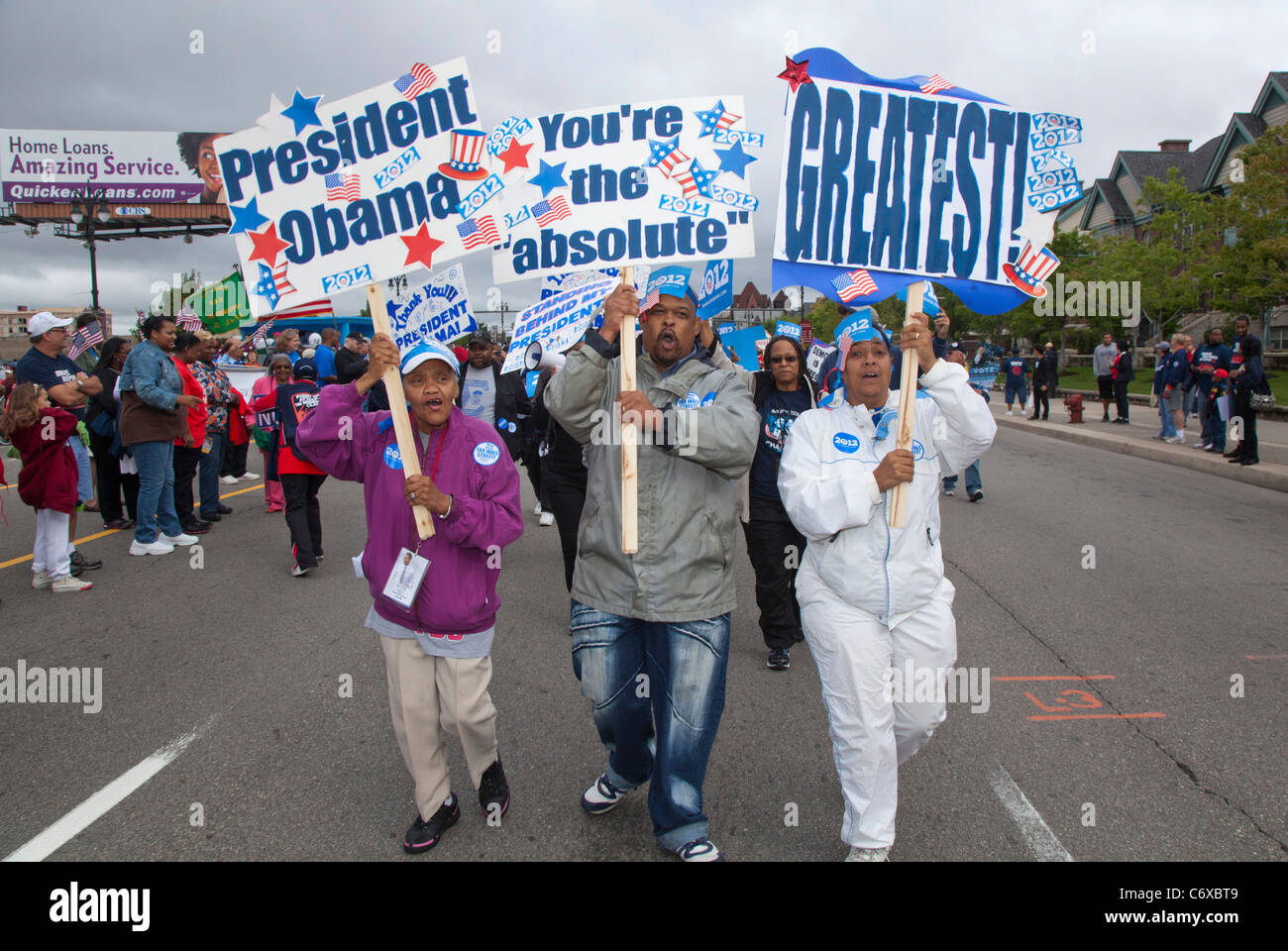 Detroit, Michigan - Supporters of President Obama's Re-election ...