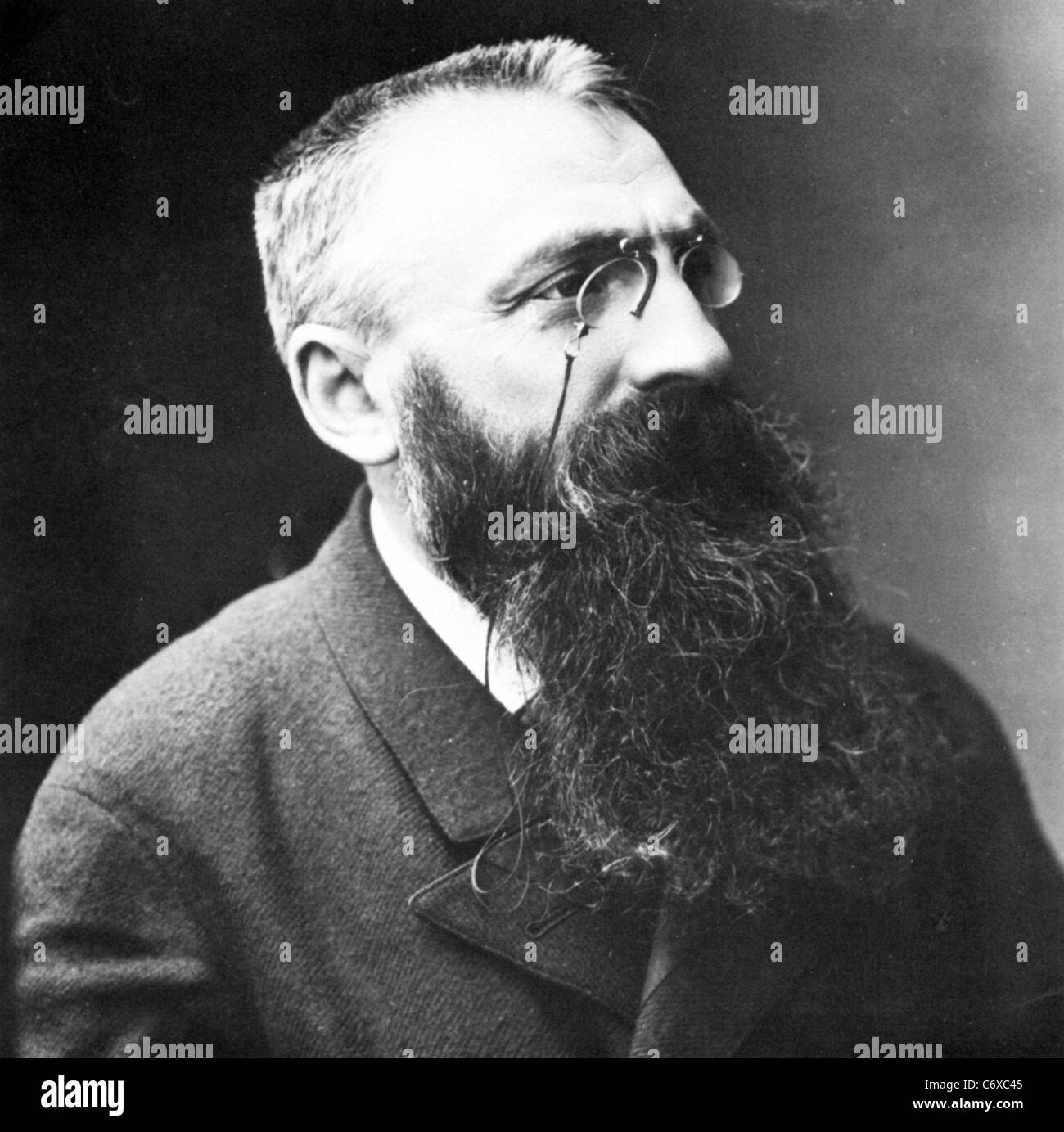 AUGUSTE RODIN (1840-1917) French sculptor photographed by Nadar in 1893 Stock Photo - Alamy