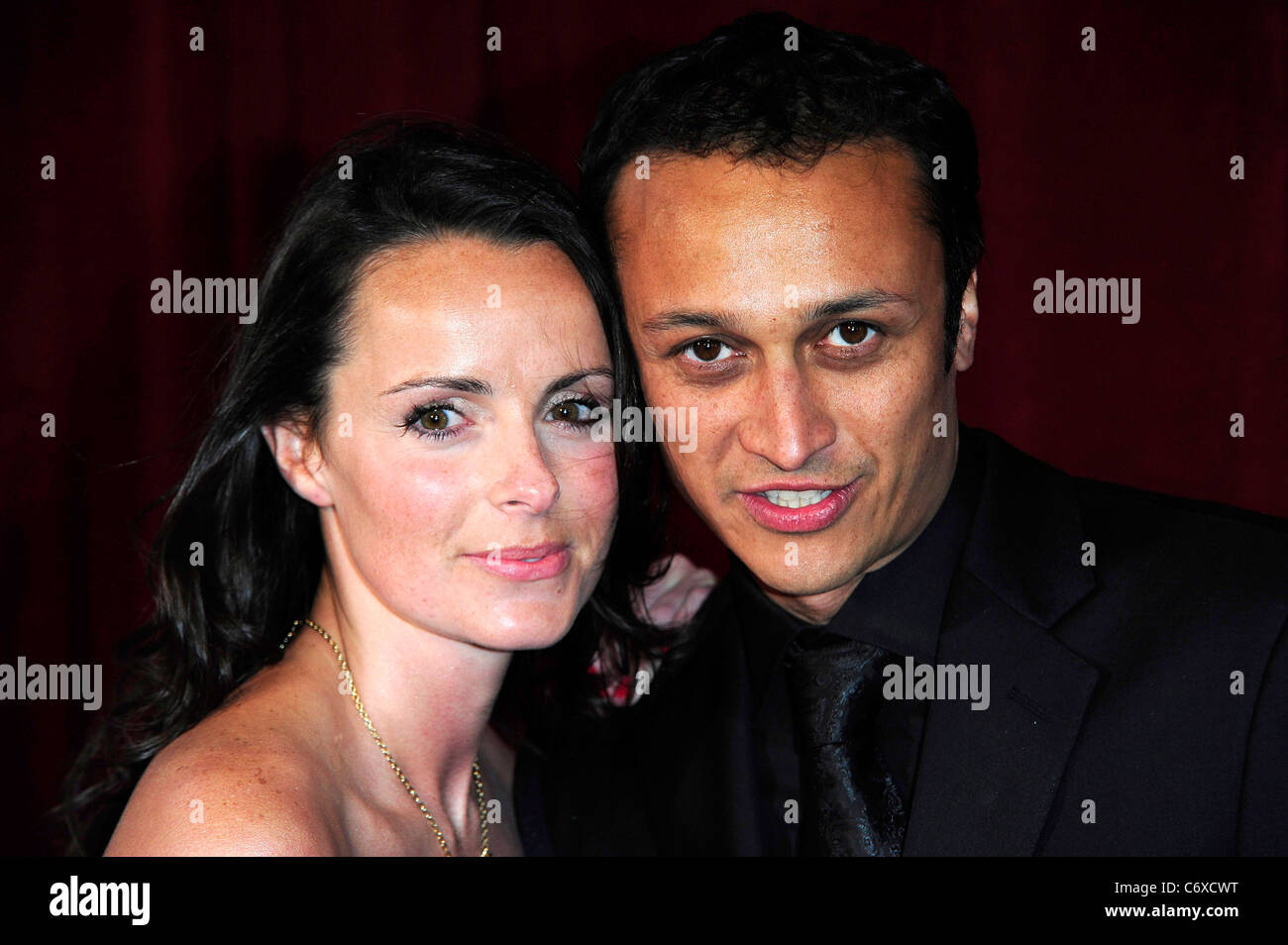 Chris Bisson; Rowena Finn attends the 2010 British Soap Awards held at ...