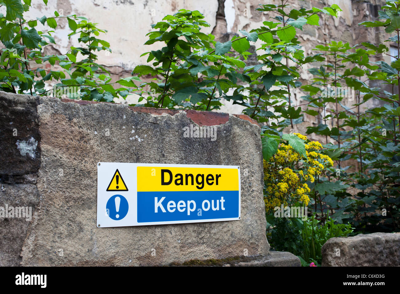 Danger Keep Out Stock Photo - Alamy