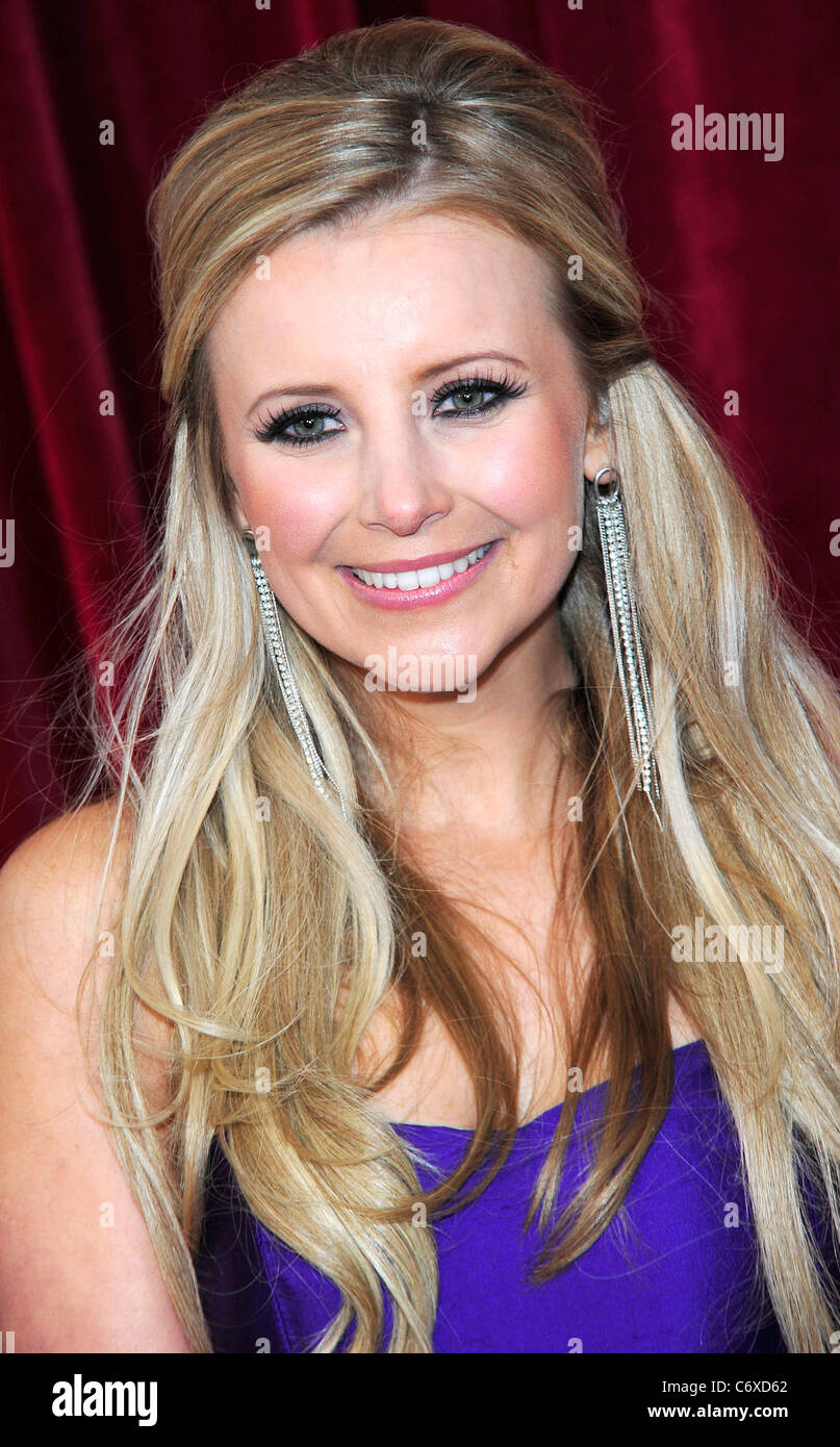 Carly Stenson attends the 2010 British Soap Awards held at the London ...