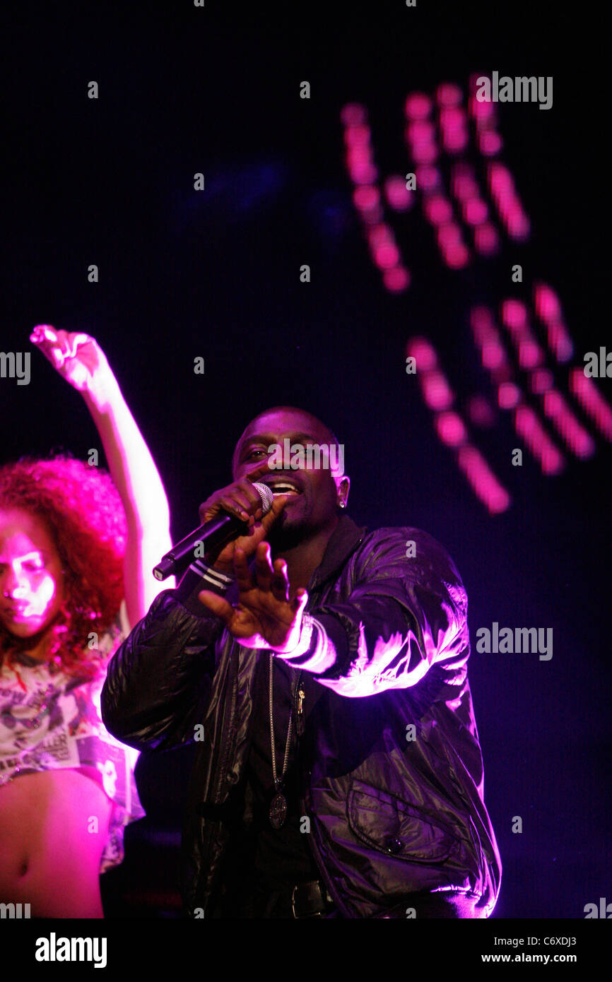 Akon KIIS FM's 2010 Wango Tango Concert - held at Staples Center Los ...