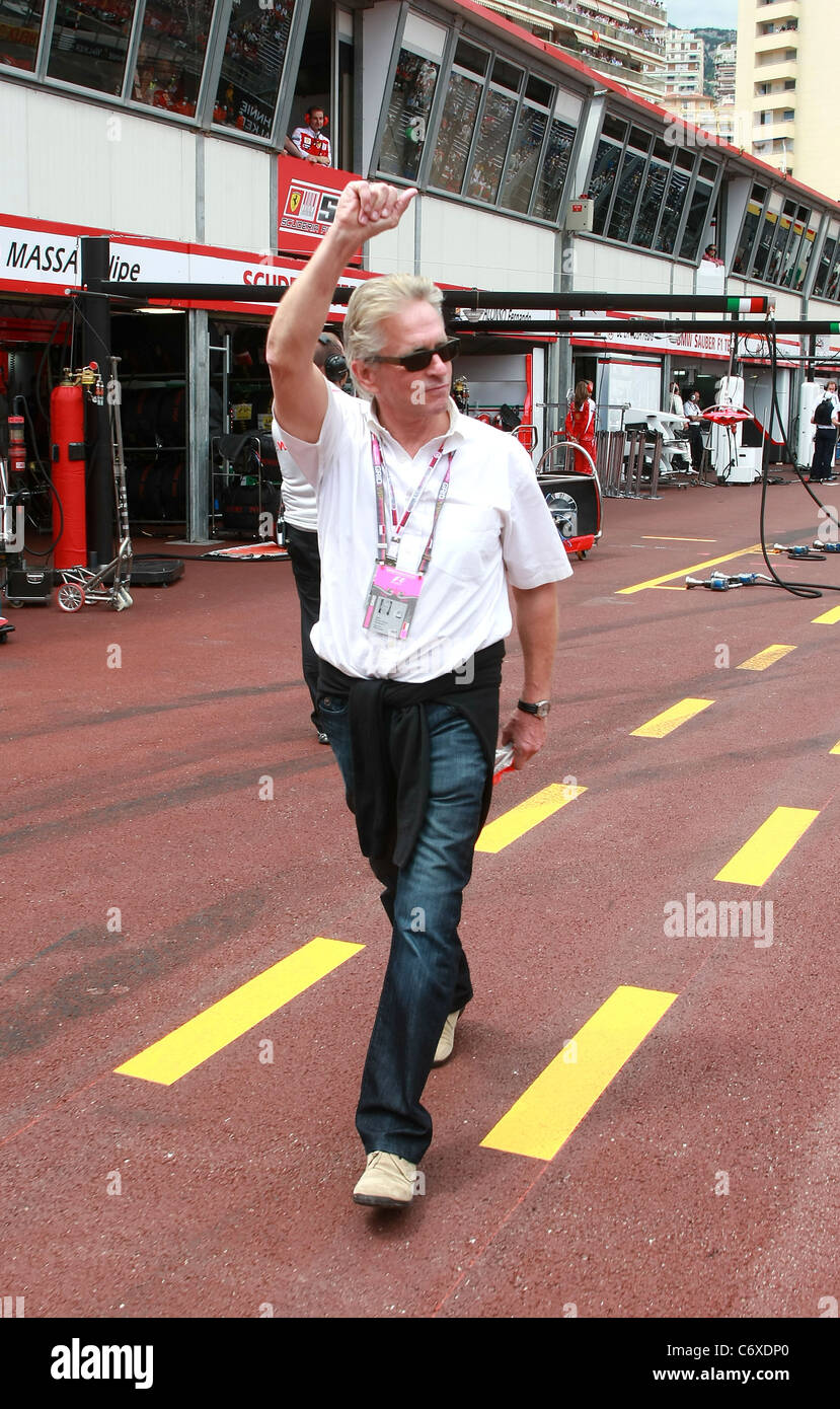 Michael Douglas, at the Monaco Formula One Grand Prix Monte Carlo ...