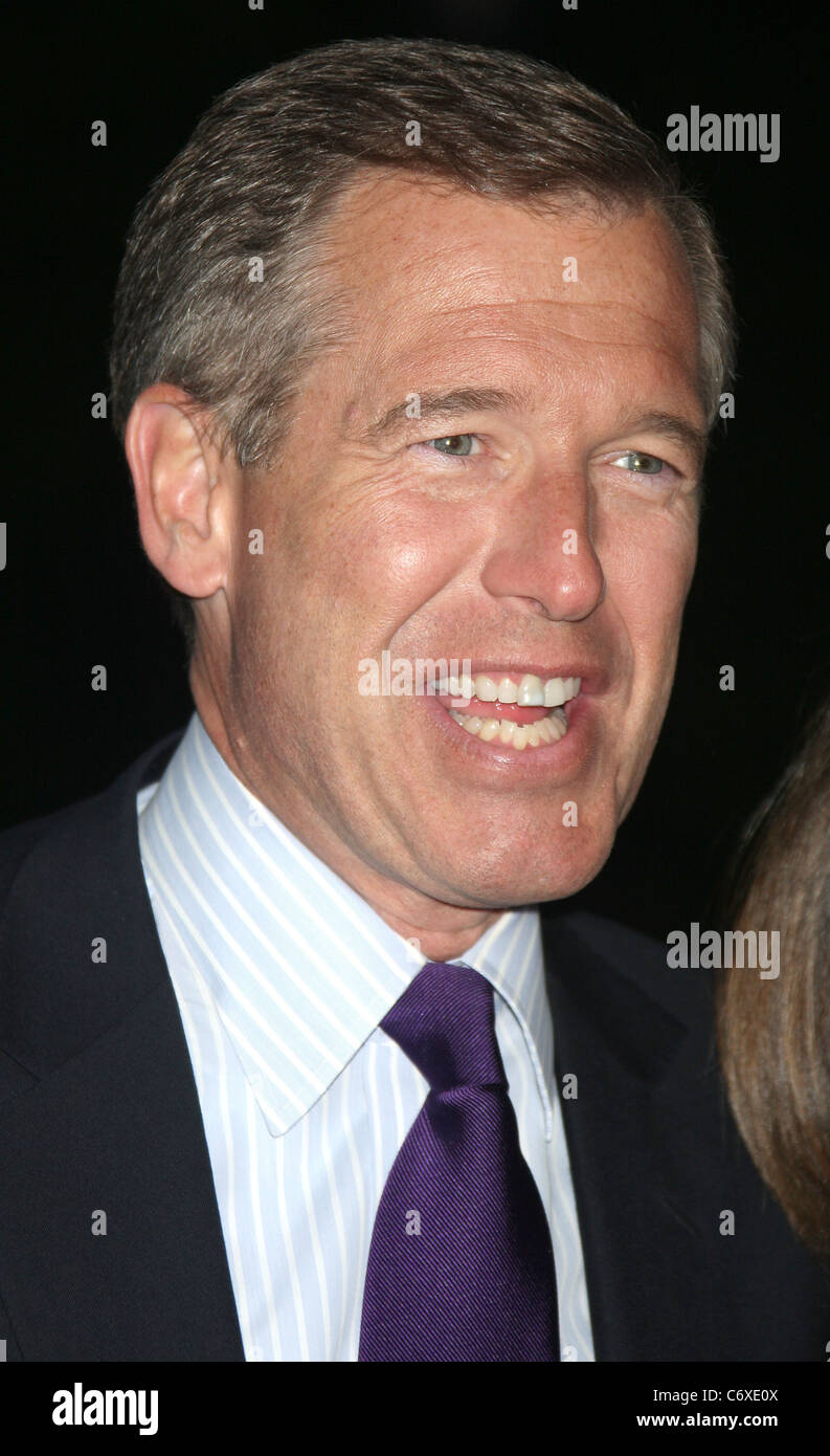 NBC Nightly News anchor, Brian Williams at the Vanity Fair party before ...
