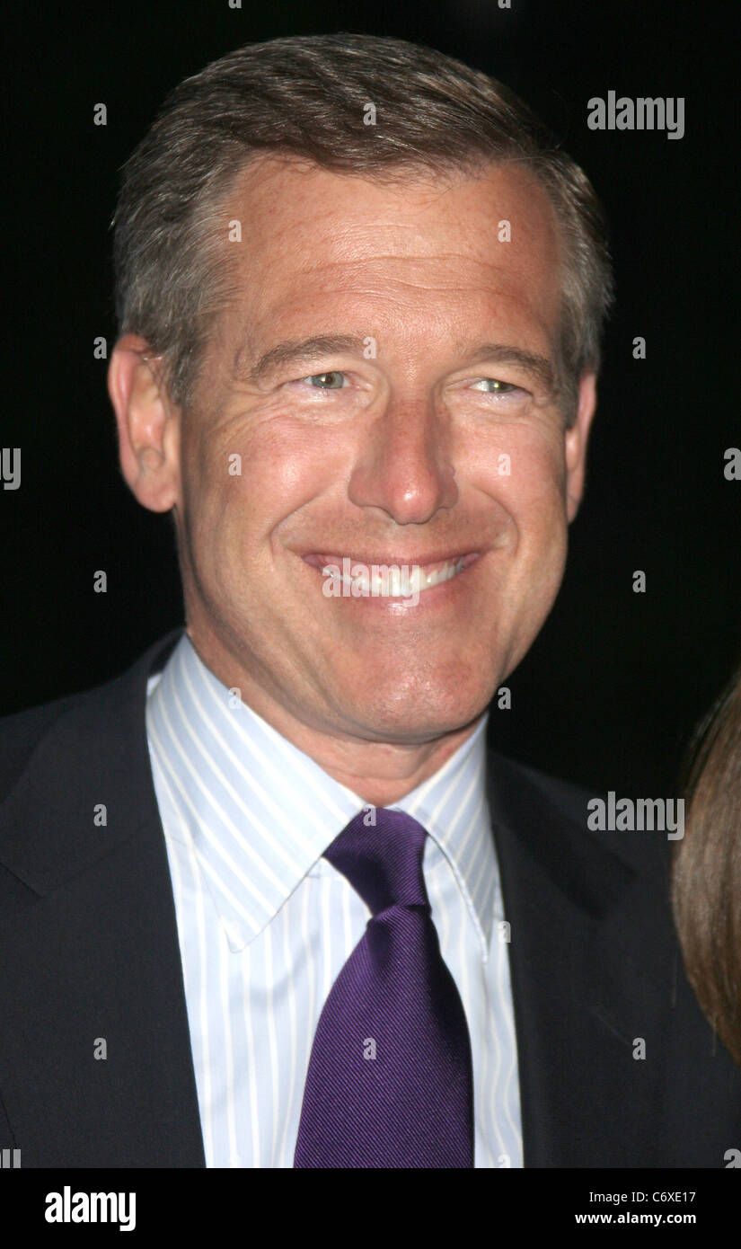 NBC Nightly News anchor, Brian Williams at the Vanity Fair party before ...