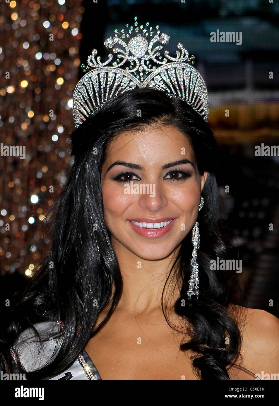 Miss Michigan, Rima Fakih, who was crowned 'Miss USA 2010' at Planet ...